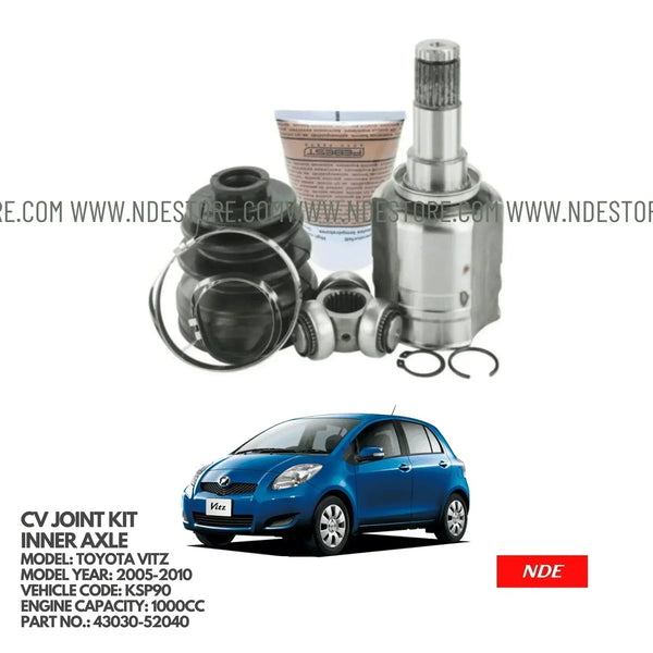 CV JOINT COMPLETE KIT INNER FOR TOYOTA VITZ KSP90 (2005-2010 ...