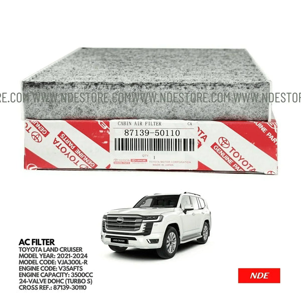CABIN AC FILTER GENUINE FOR TOYOTA LAND CRUISER (2021-2025) – ndestore.com