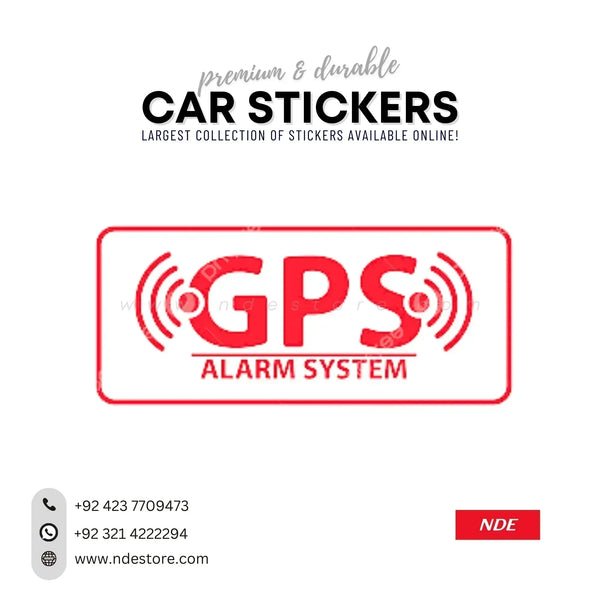 STICKER CAR ALARM SYSTEM STICKERS (SKU O6778) – ndestore.com