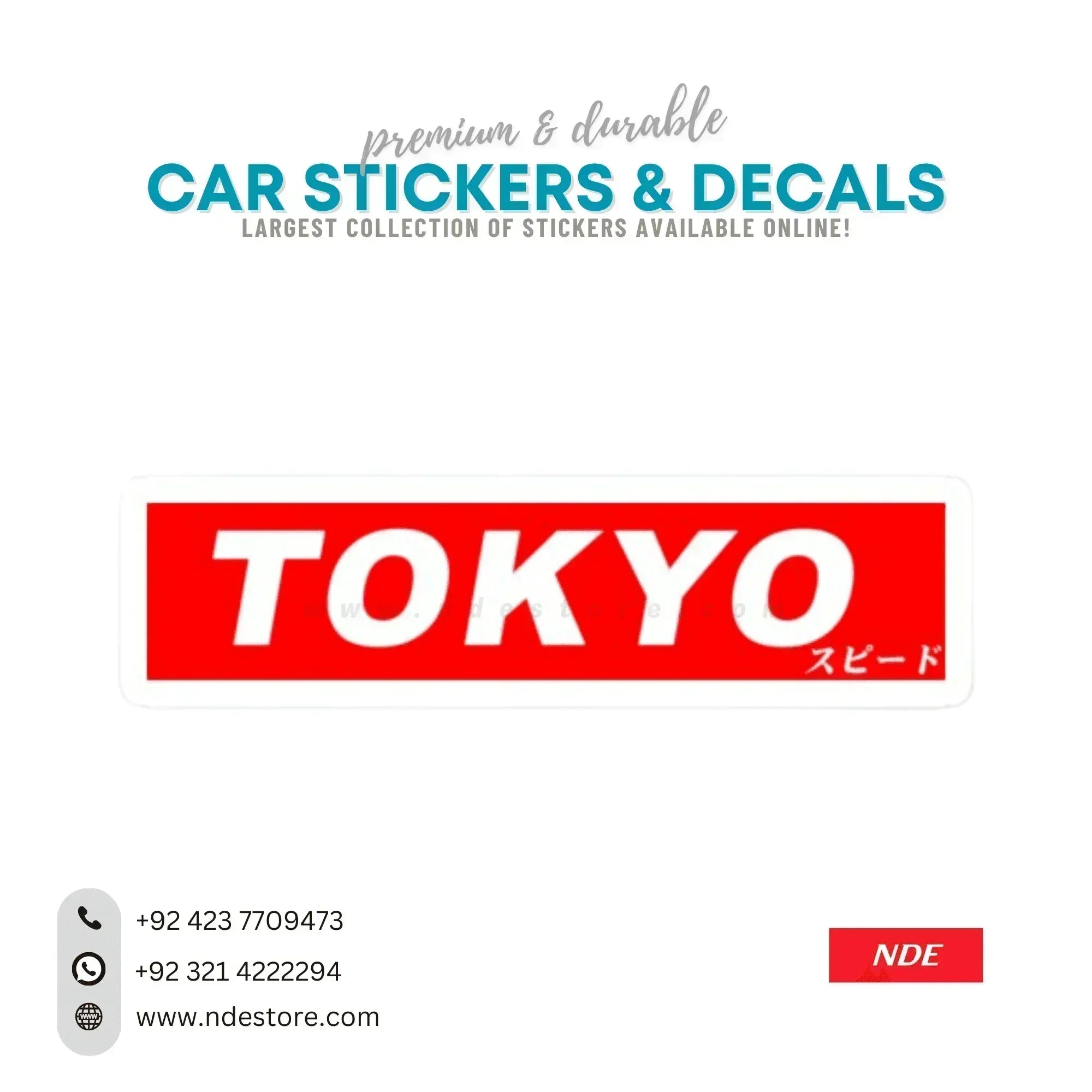 STICKER DECAL TOKYO CITY – ndestore.com