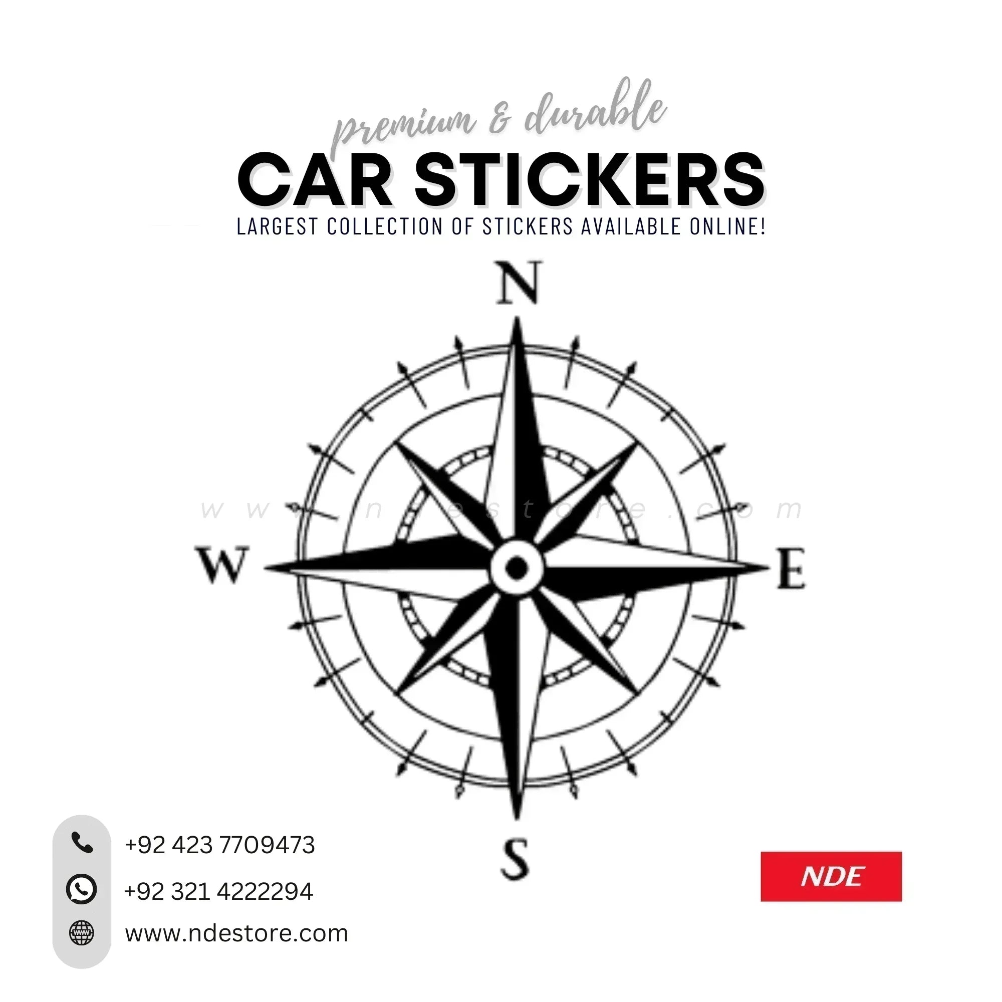 Buy Premium Quality Car Decal Sticker - Shop Now – ndestore.com