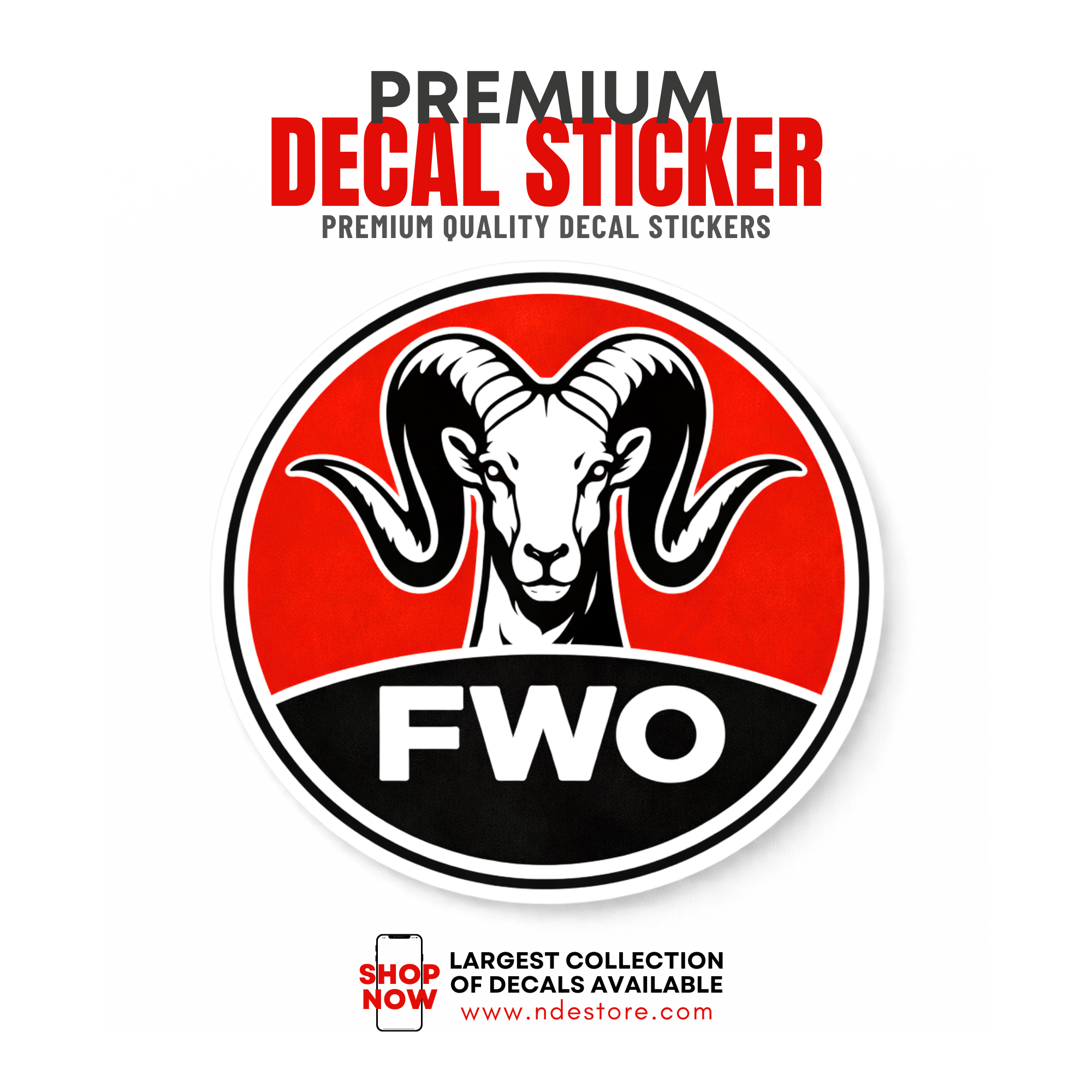 Decal Sticker FWO | ndestore.com