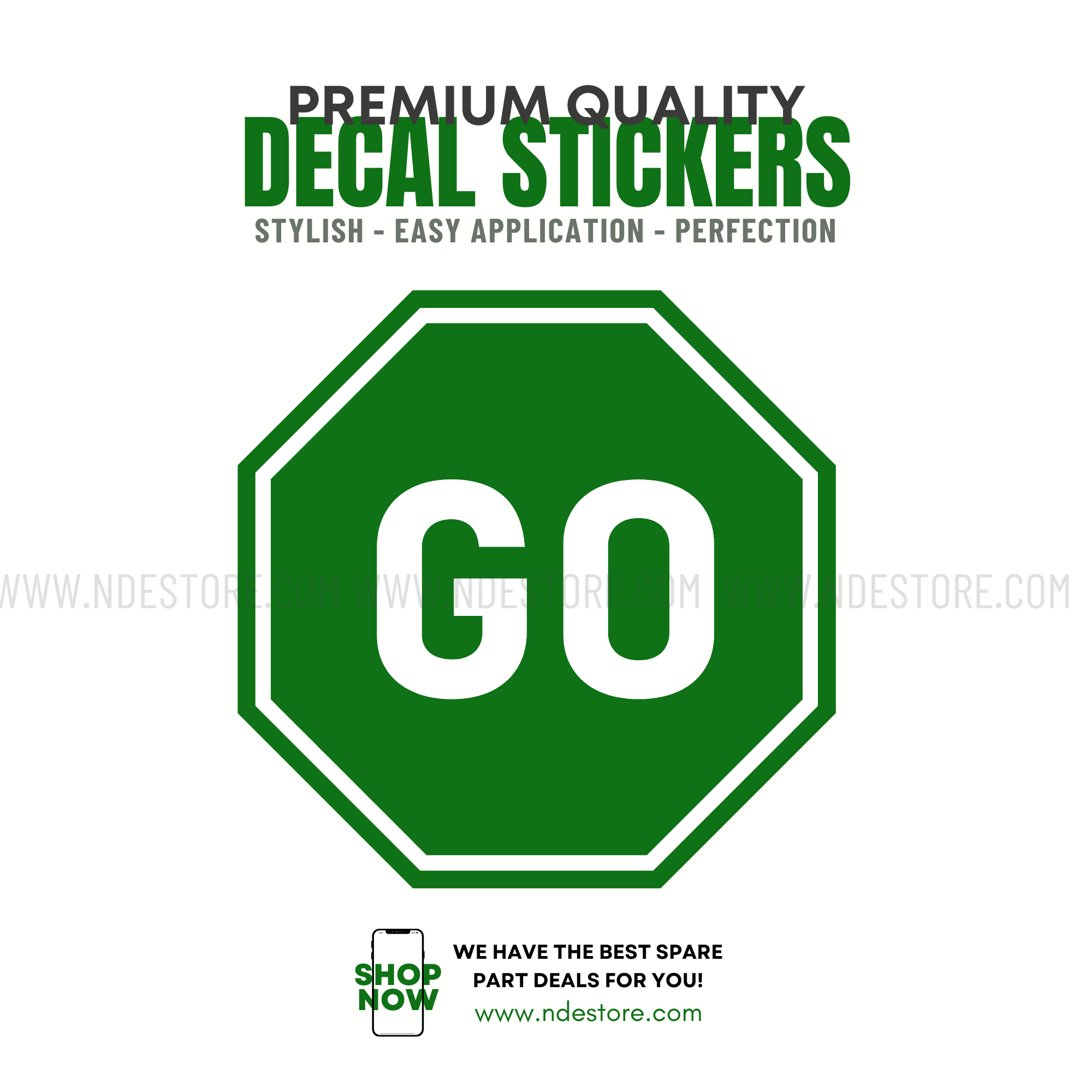 STICKER DECAL GO – ndestore.com