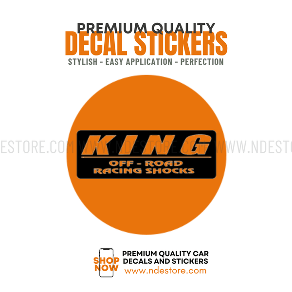 STICKER KING OFF ROAD RACING SHOCKS – ndestore.com