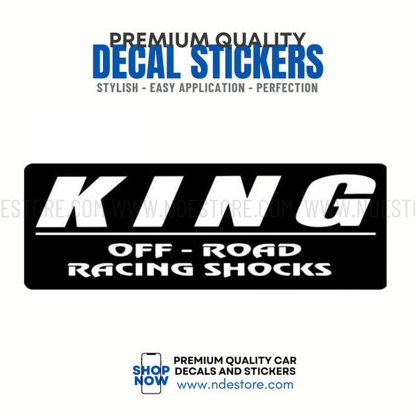 STICKER KING OFF ROAD RACING SHOCKS – ndestore.com