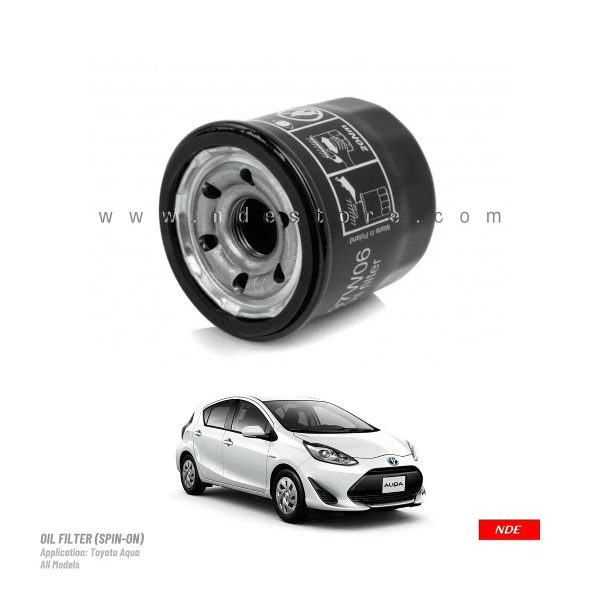 DENSO Oil Filter Toyota Aqua | ndestore.com