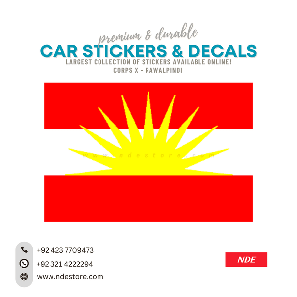 STICKER PAKISTAN ARMY FLAGS – ndestore.com