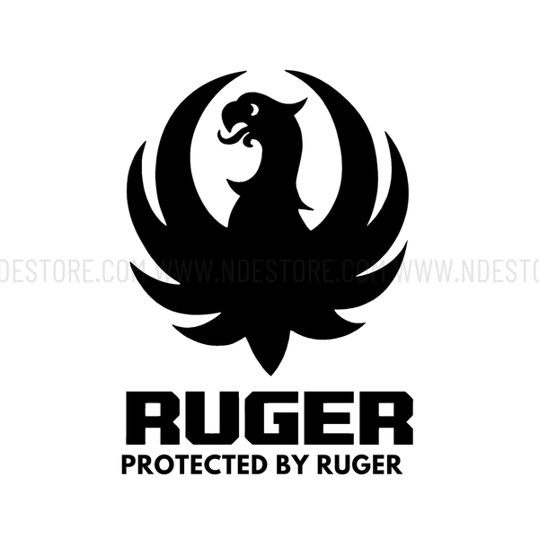 STICKER PROTECTED BY RUGER – ndestore.com