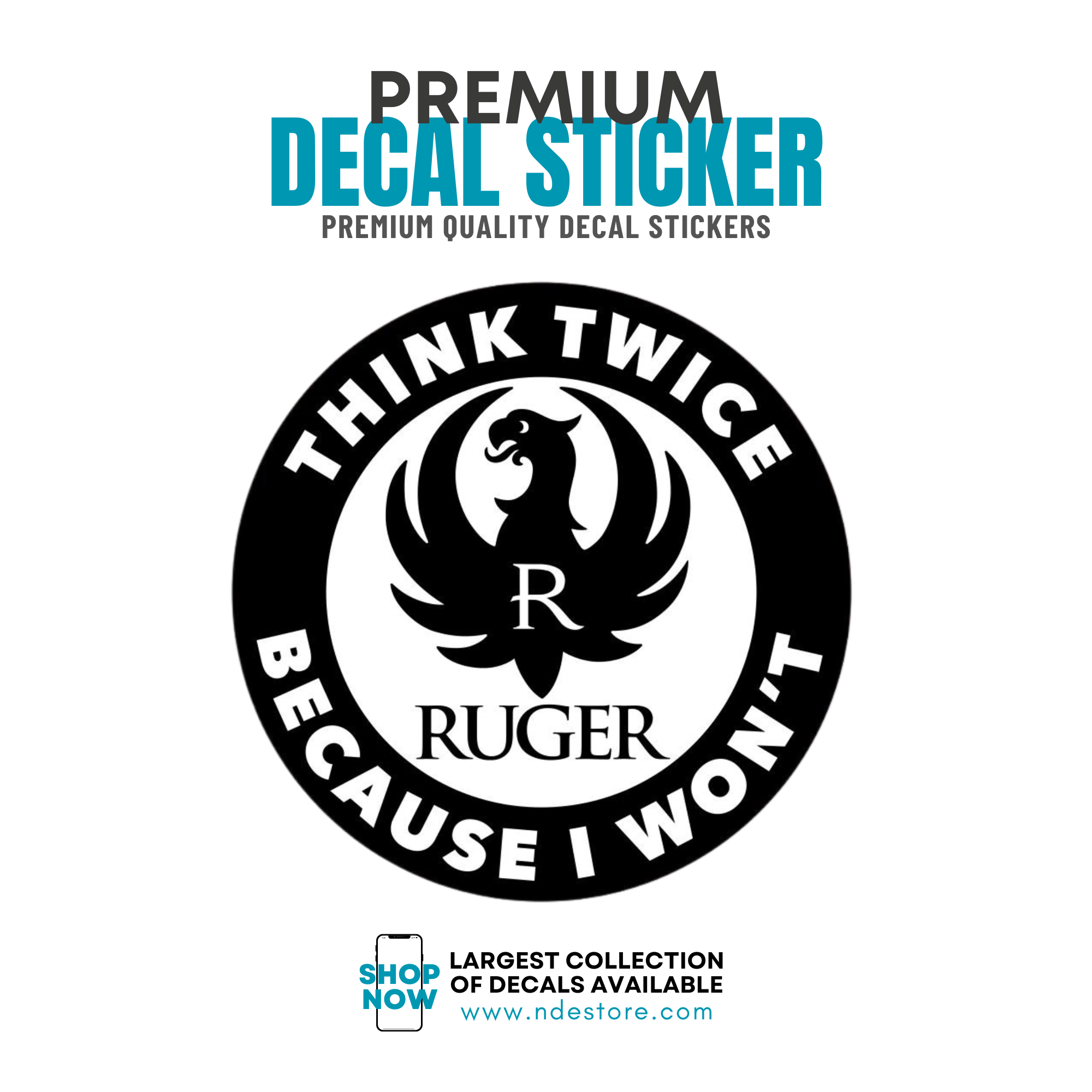 STICKER DECAL RUGER – ndestore.com