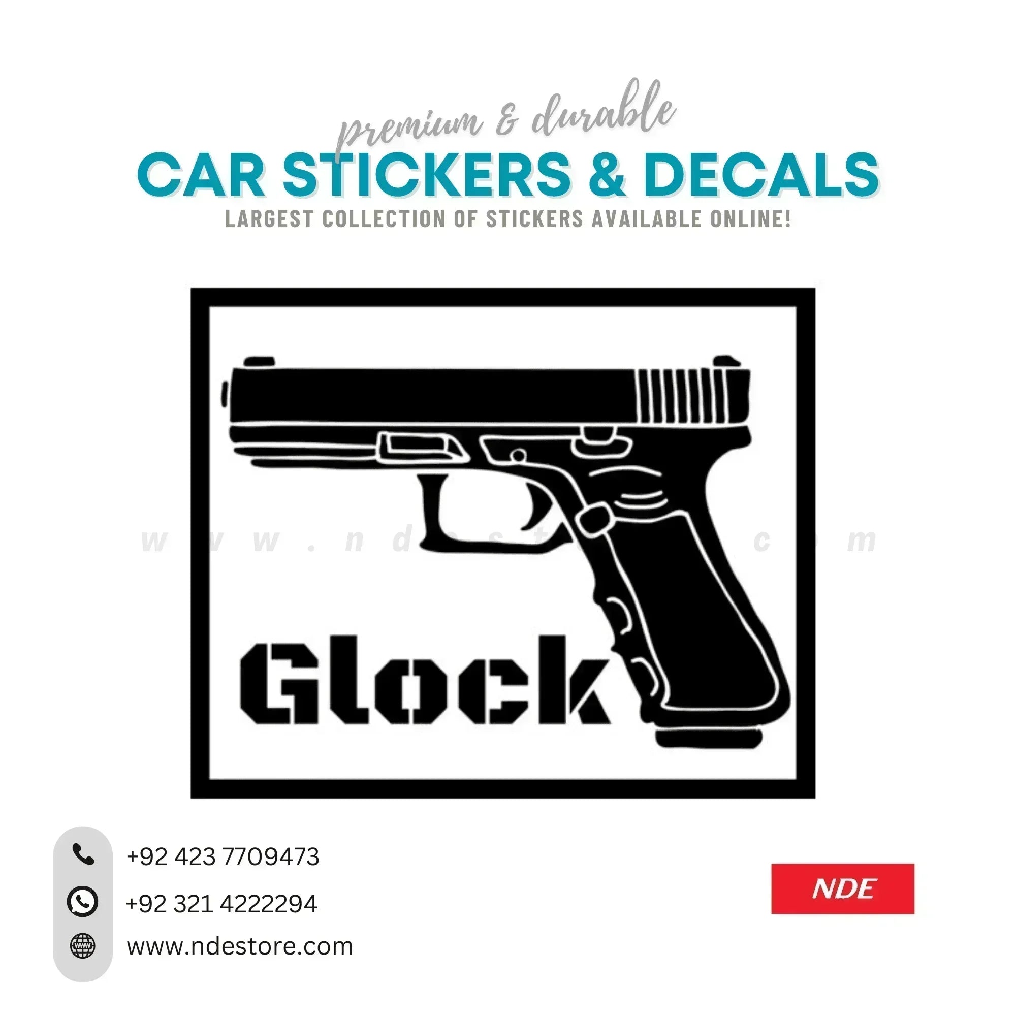Sticker Decal Glock - Shop Now – ndestore.com