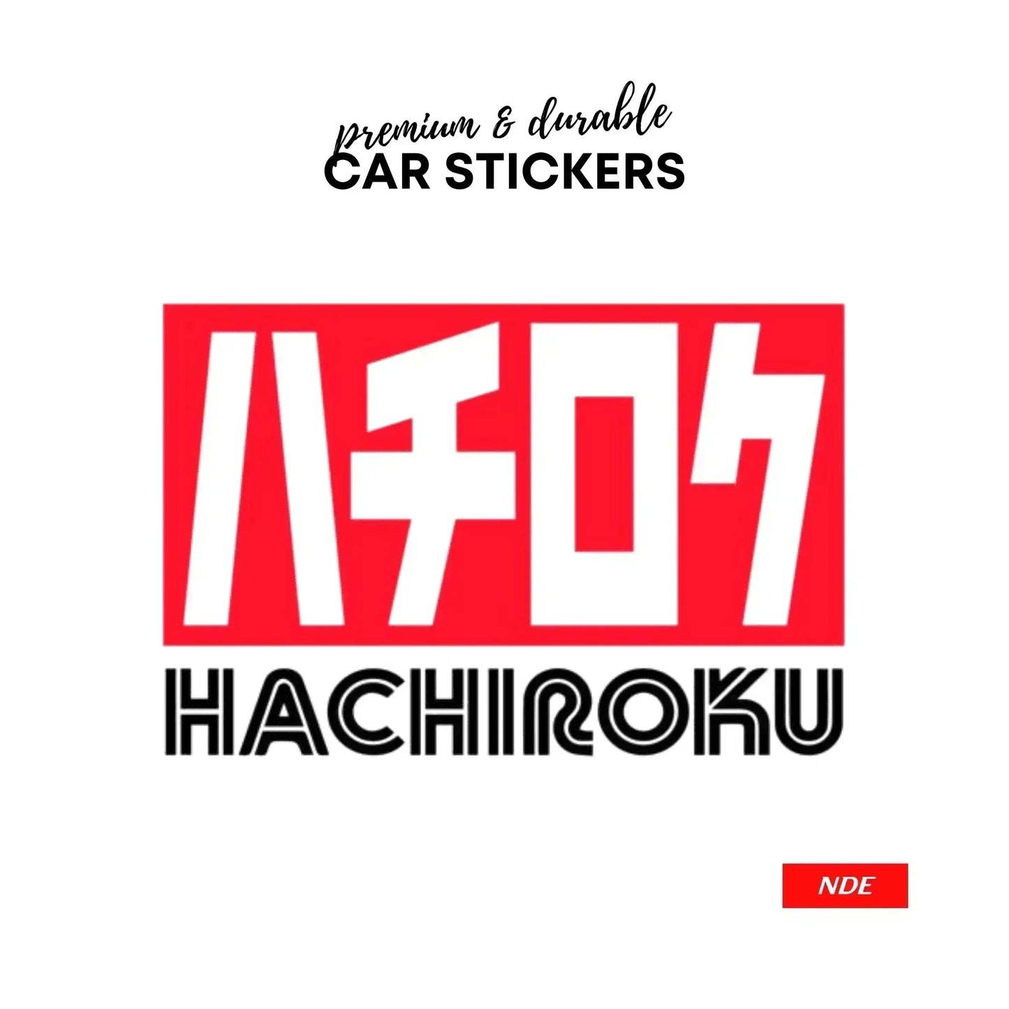 STICKER, JDM SERIES HACHIRUKO (SKU:99669)