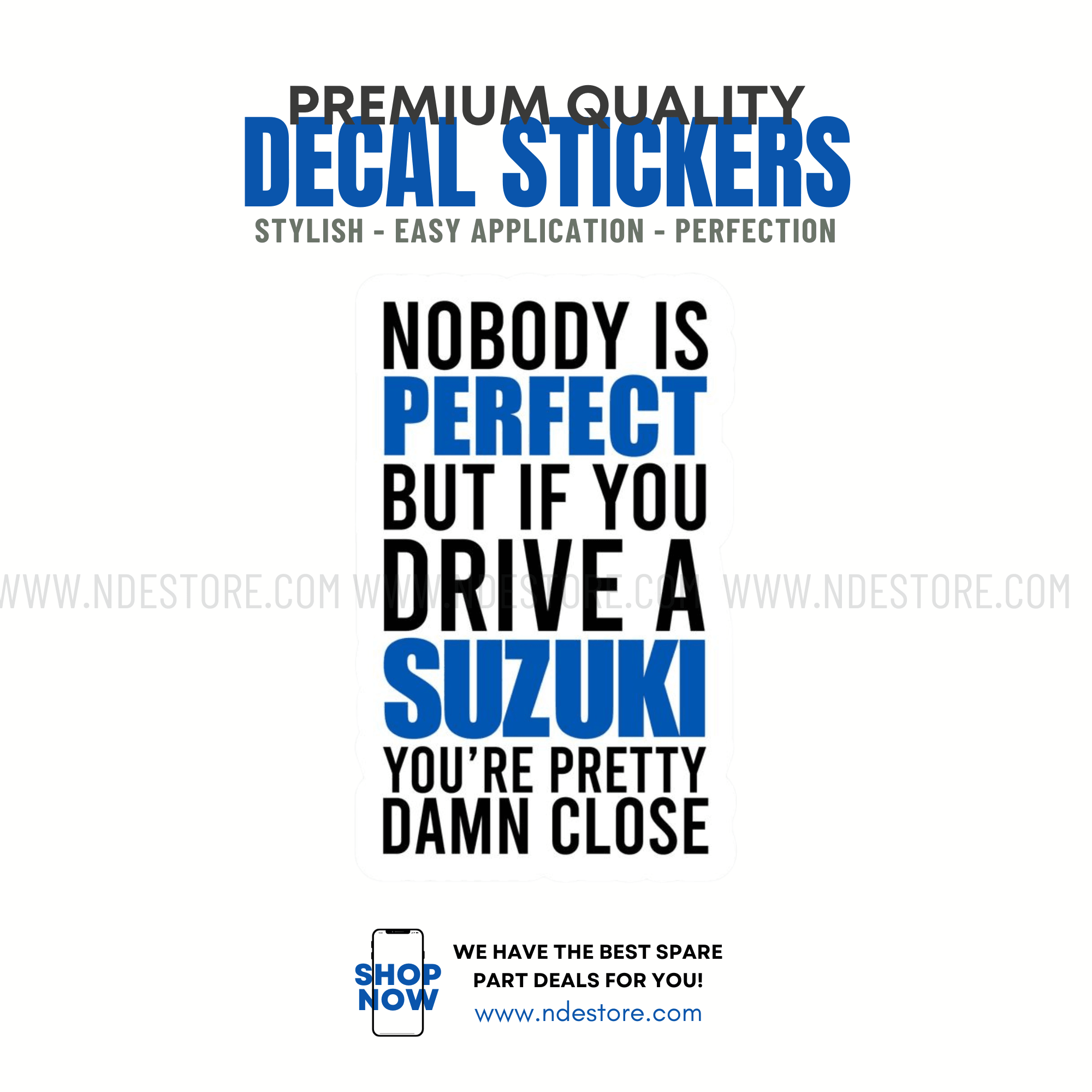 STICKER DRIVE SUZUKI – ndestore.com