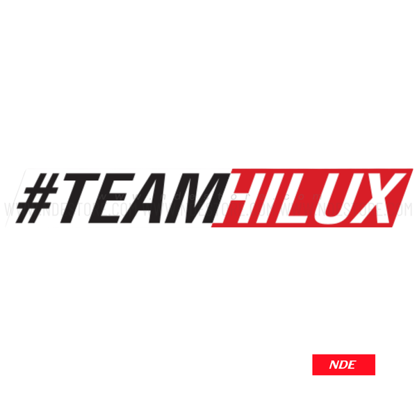 STICKER TEAM HILUX – ndestore.com