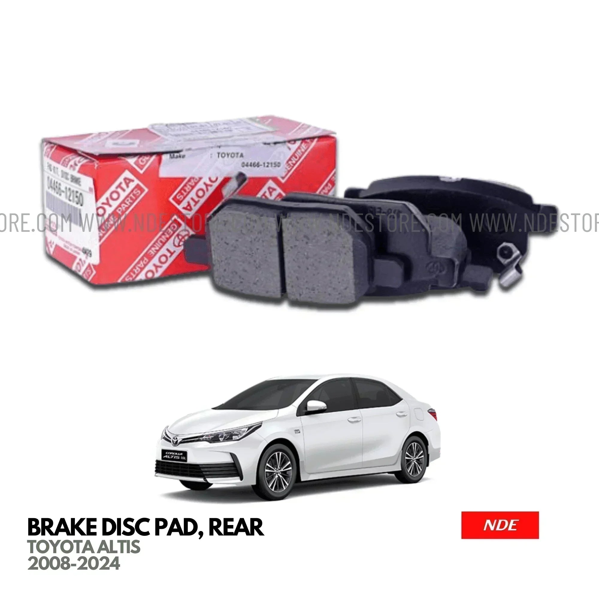 Brake Disc Pad Set Genuine Front for Toyota Altis - Shop Now – ndestore.com