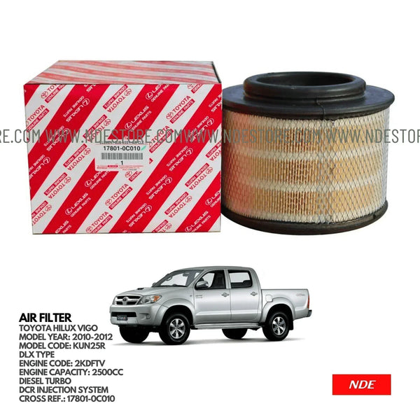 AIR FILTER ELEMENT GENUINE FOR TOYOTA HILUX VIGO (2010-2012) – ndestore.com