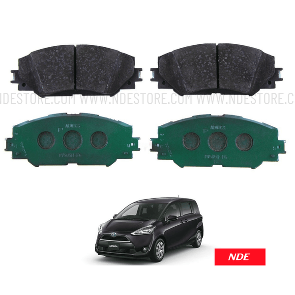 BRAKE DISC PAD SET FRONT GENUINE FOR TOYOTA SIENTA HYBRID – ndestore.com