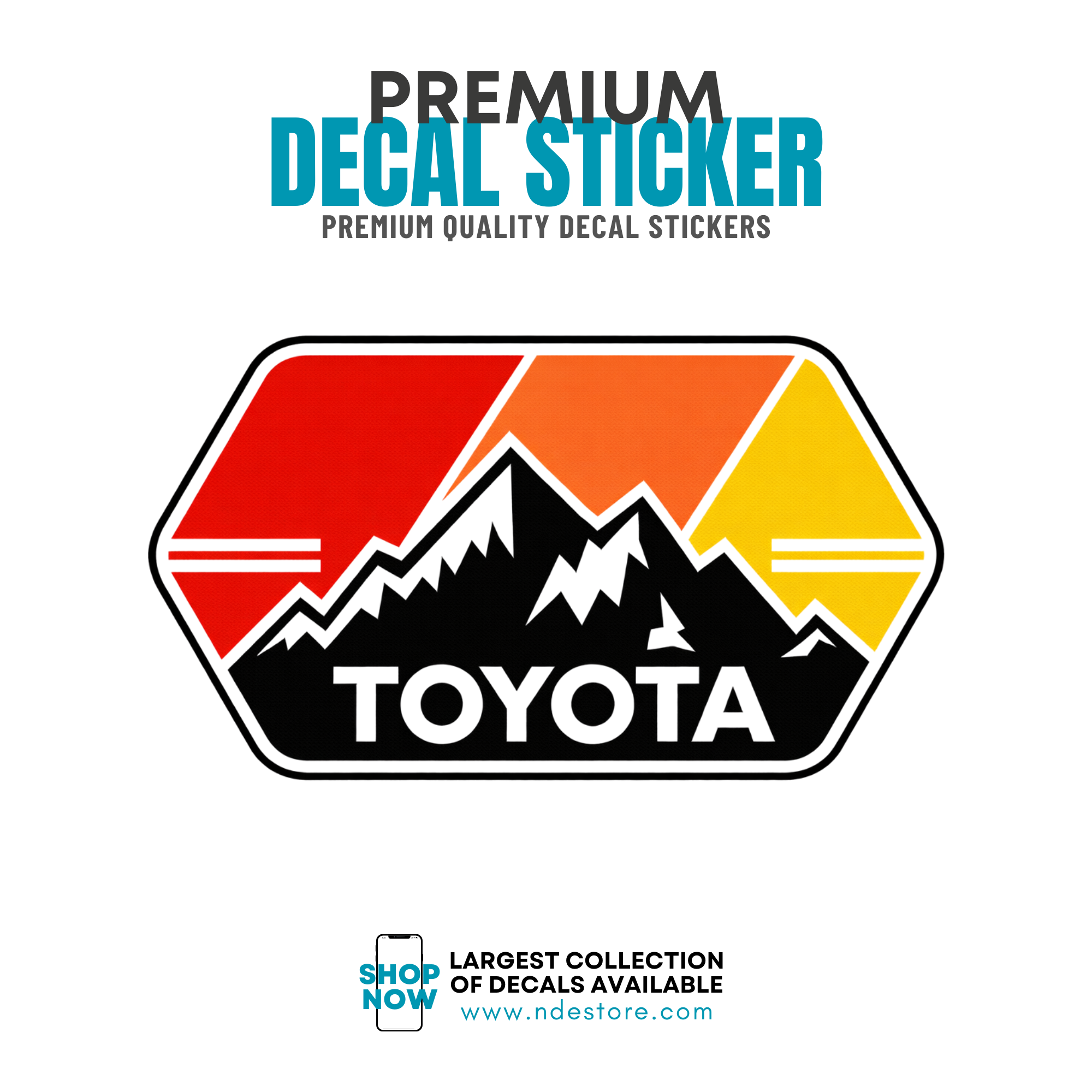 Sticker Decal TEQ Series Toyota | ndestore.com