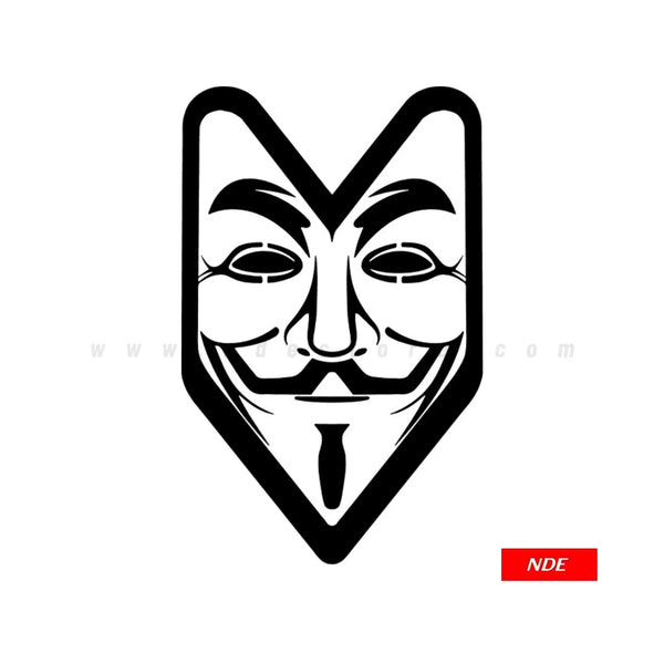 STICKER, V FOR VENDETTA ANONYMOUS JDM DECAL (SKU:99675) – ndestore.com