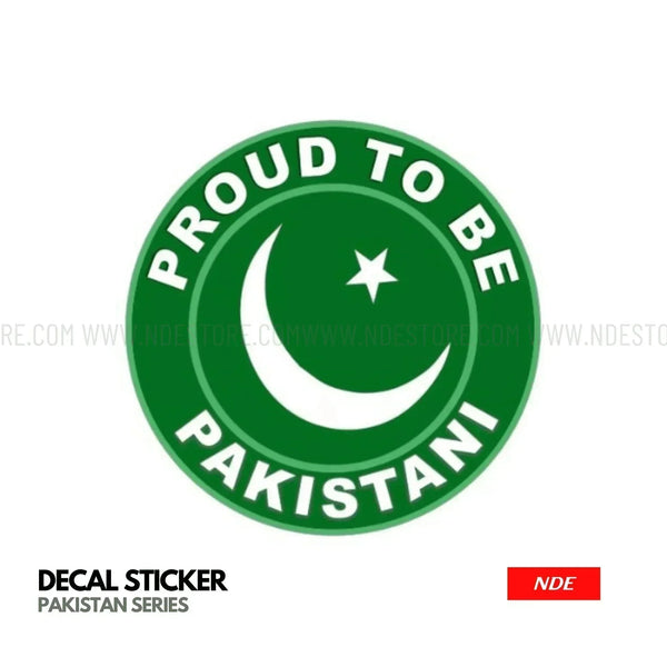 STICKER PROUD TO BE PAKISTANI – ndestore.com