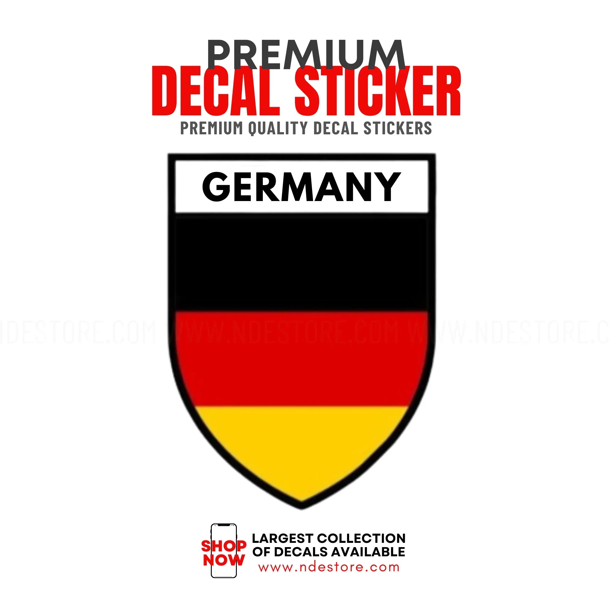 Sticker Decal Germany - Shop Now – ndestore.com