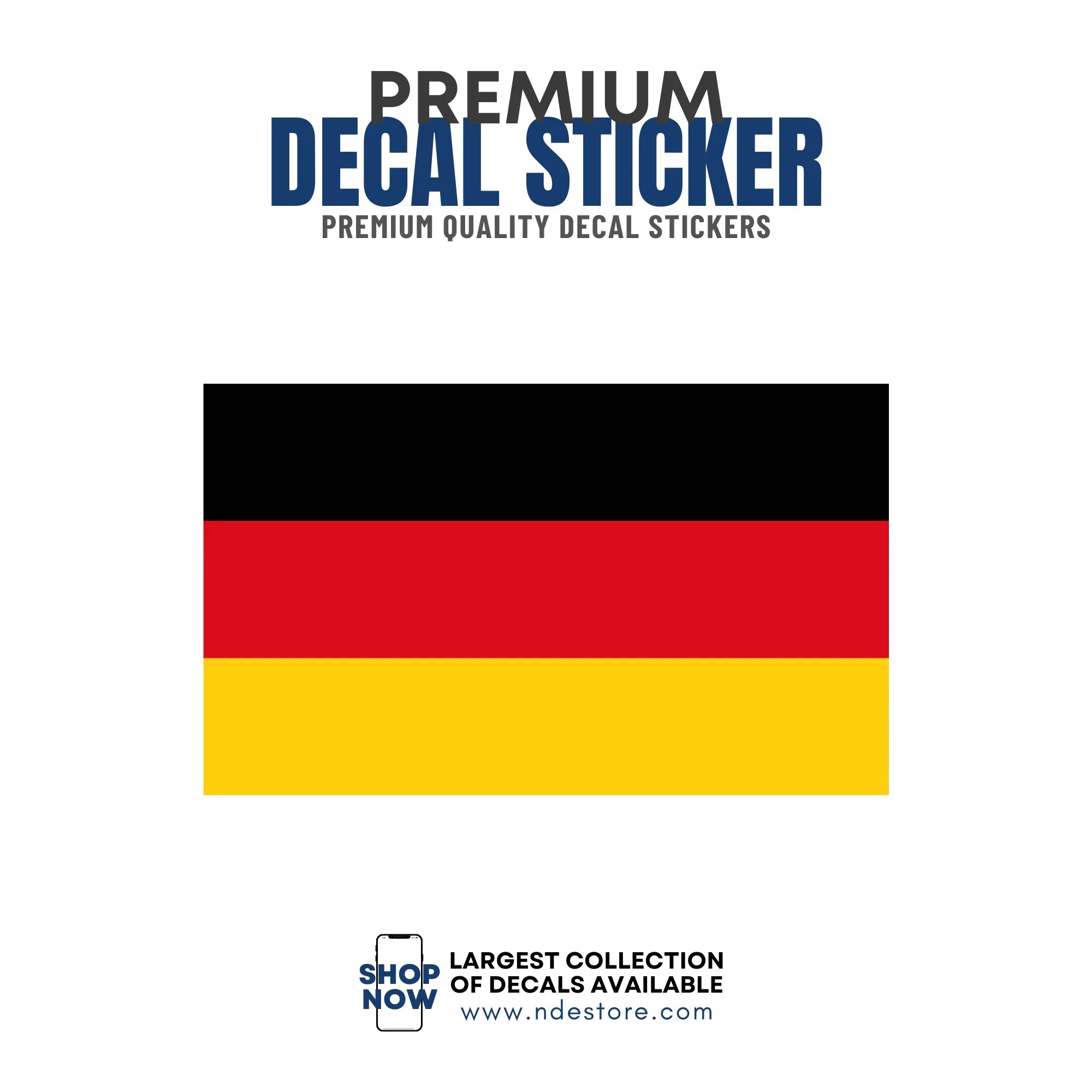 STICKER DECAL GERMANY FLAG – ndestore.com