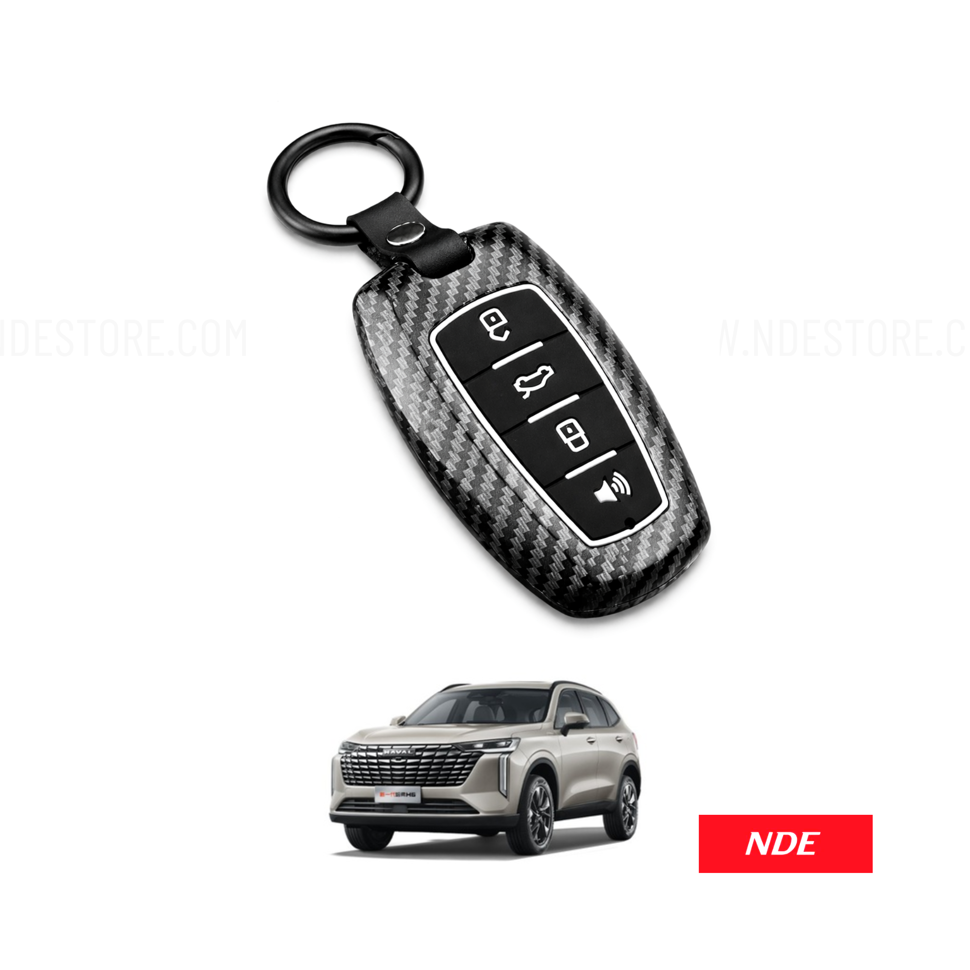 Haval H6 Carbon Fiber Key Remote Cover | ndestore.com