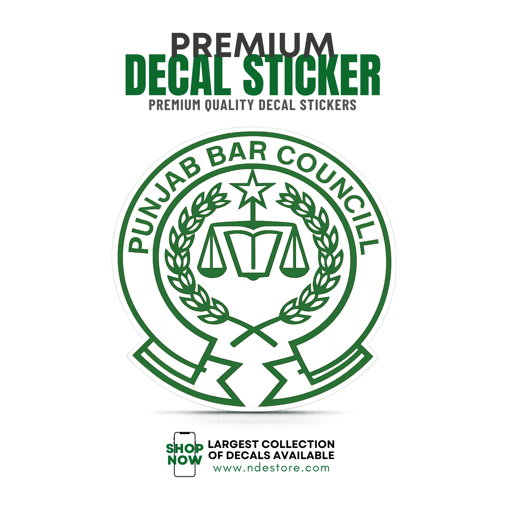 Sticker Punjab Bar Council Decal - Shop Now – ndestore.com